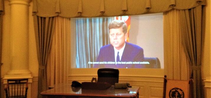 Inside Of Jfk Library